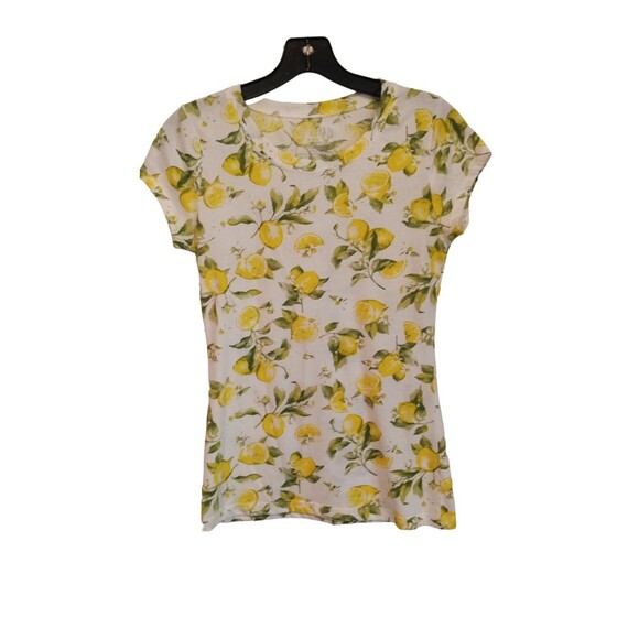 Wound Up | Tops | Wound Up Adorable Lemon Print Tee | Poshmark